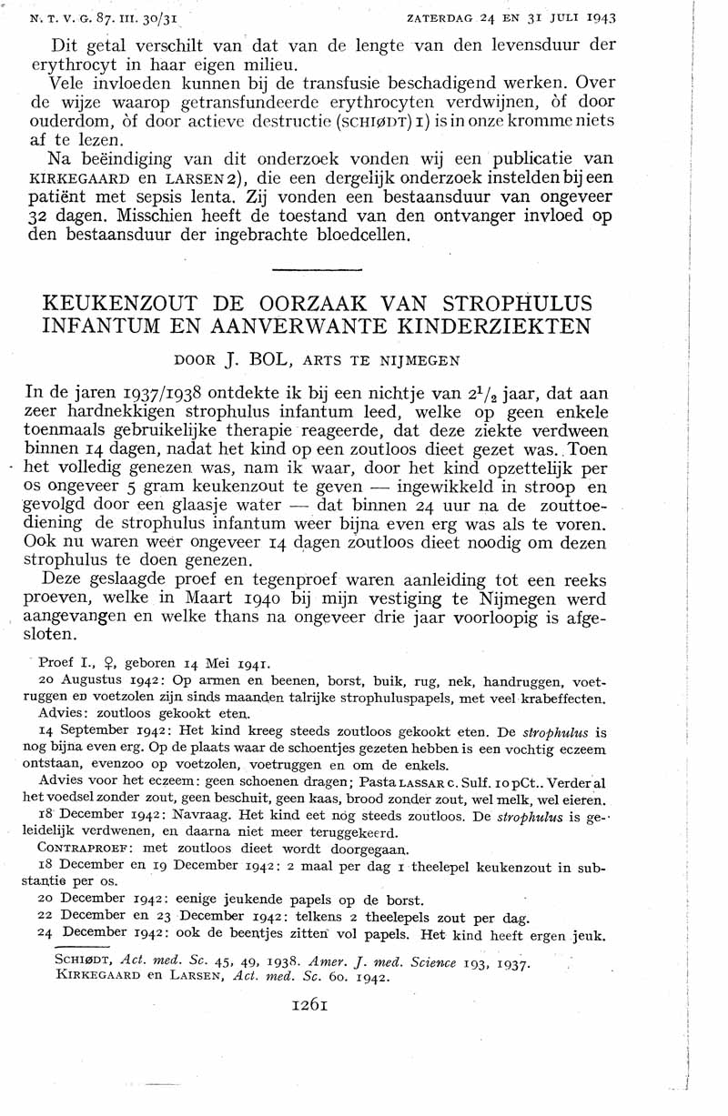 Keukenzout de oorzaak van strophulus infantum en aanverwante ...
