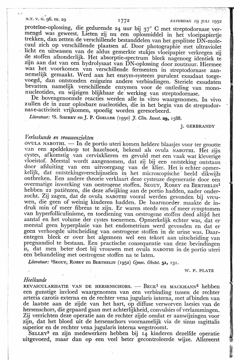 Ovula nabothi | Nederlands Tijdschrift voor Geneeskunde