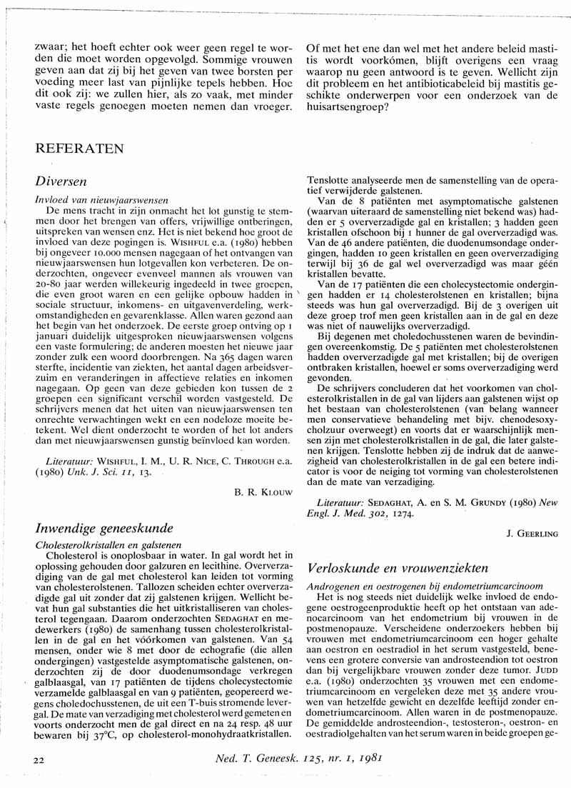 Cholesterolkristallen en galstenen | Nederlands Tijdschrift voor ...
