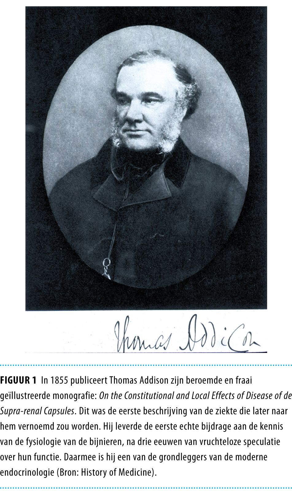 Thomas Addison en de bijnier | Nederlands Tijdschrift voor Geneeskunde