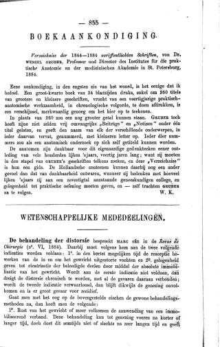 De behandeling der distorsie | NTvG