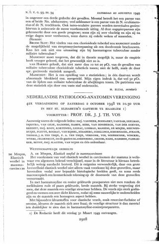 Nederlandse patholoog-anatomen Vereniging | NTVG