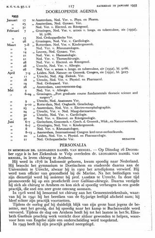 In memoriam dr. Leonardus Daniël van Hengel | NTVG