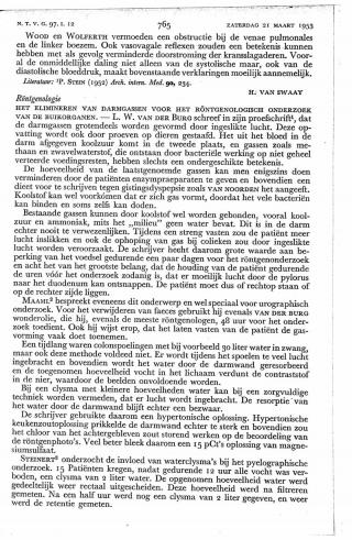 Het elimineren van darmgassen voor het röntgenologisch onderzoek van de ...