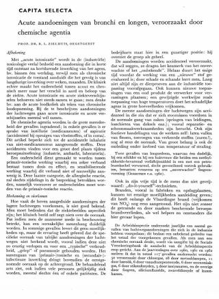 Acute aandoeningen van bronchi en longen, veroorzaakt door chemische ...