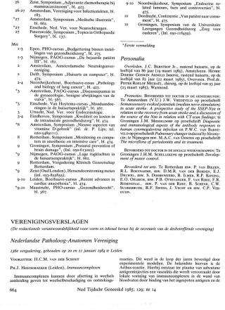 Nederlandse Patholoog-Anatomen Vereniging | NTVG